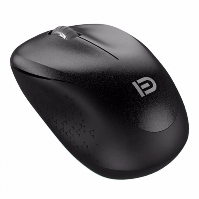 FD V10M Rechargeable 2.4G Wireless Mouse - Black - LatestGadget