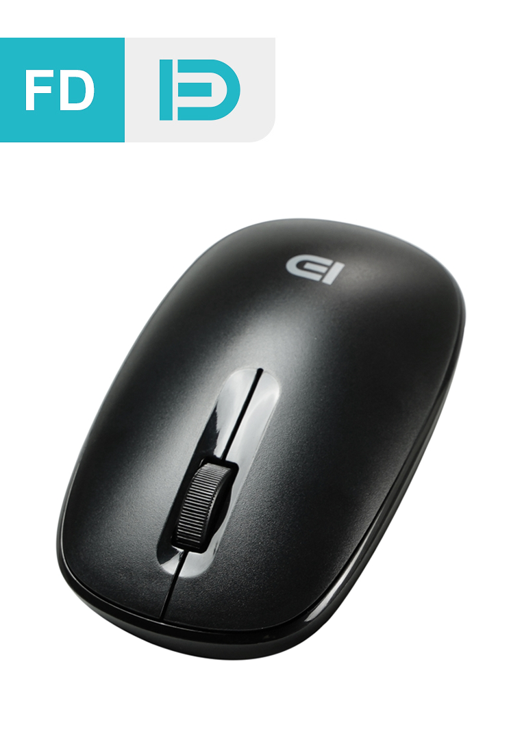 FD E311 Fashion Wireles Mouse - Black - LatestGadget